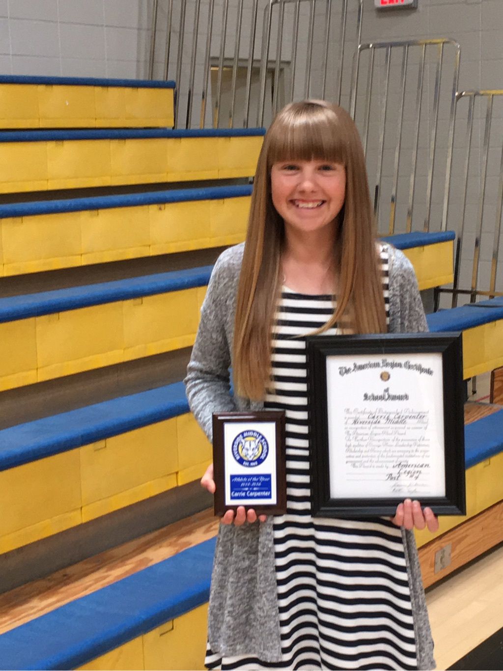 Carrie Carpenter's post on Goodwall - American Legion School Award and ...