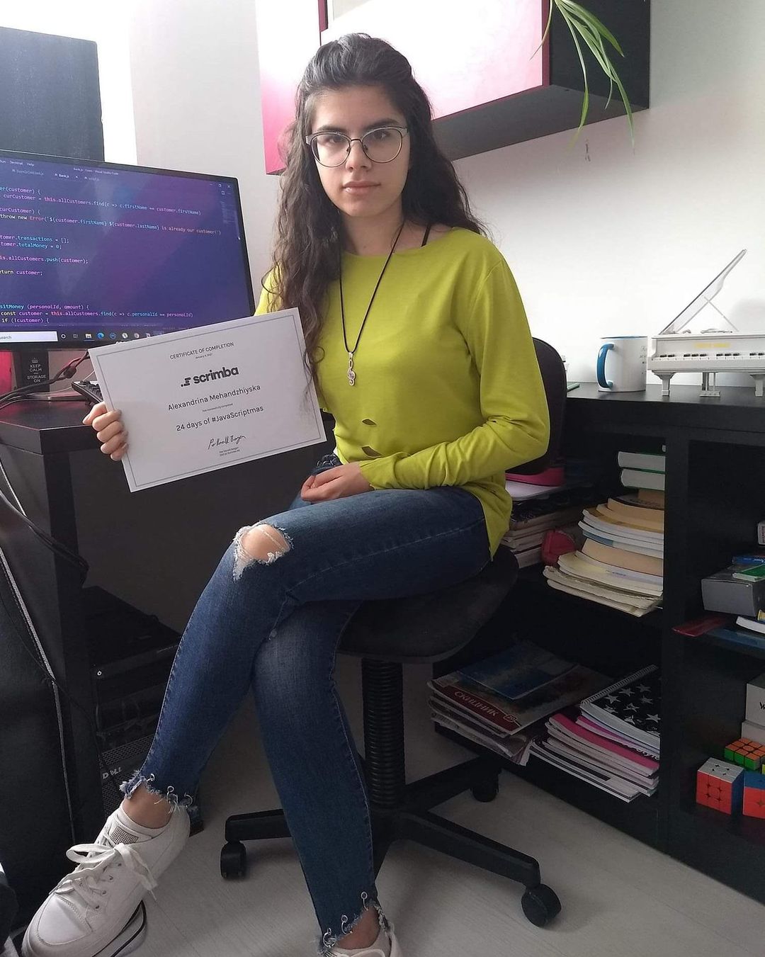 Alexandrina Mehandzhiyska's post on Goodwall - Certificate Of ...