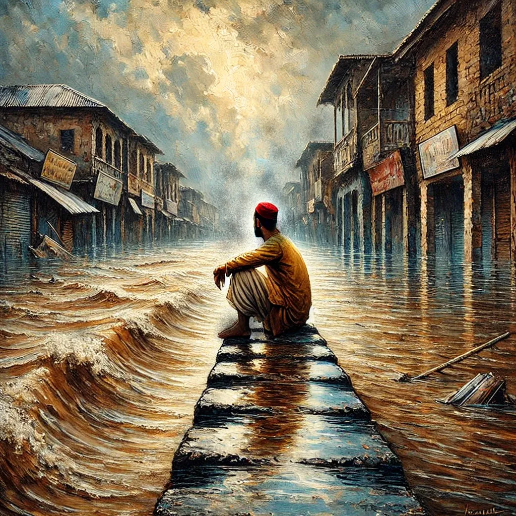 Anas Hamza Lanko's post on Goodwall - THE FLOOD 2024 A silent moment, a ...