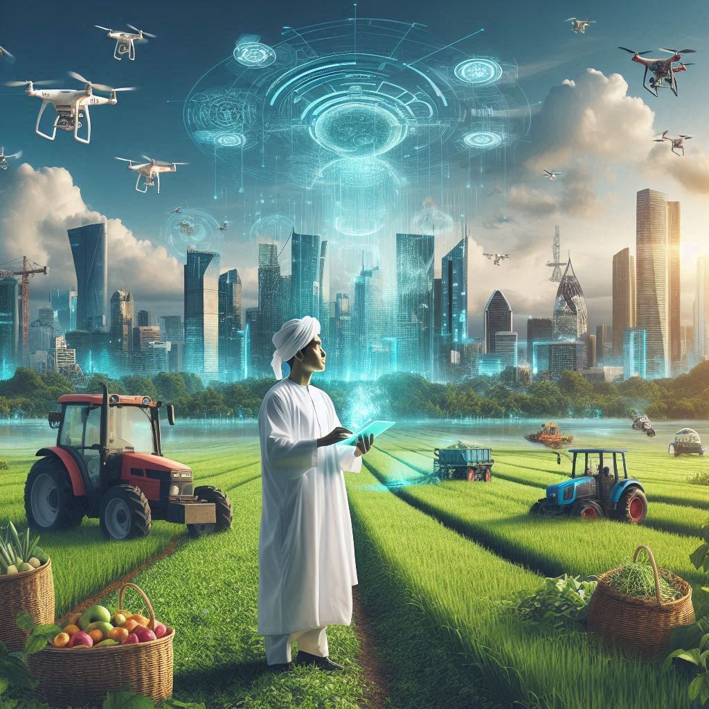 Mobolaji Moses's post on Goodwall - This image depicts a futuristic ...