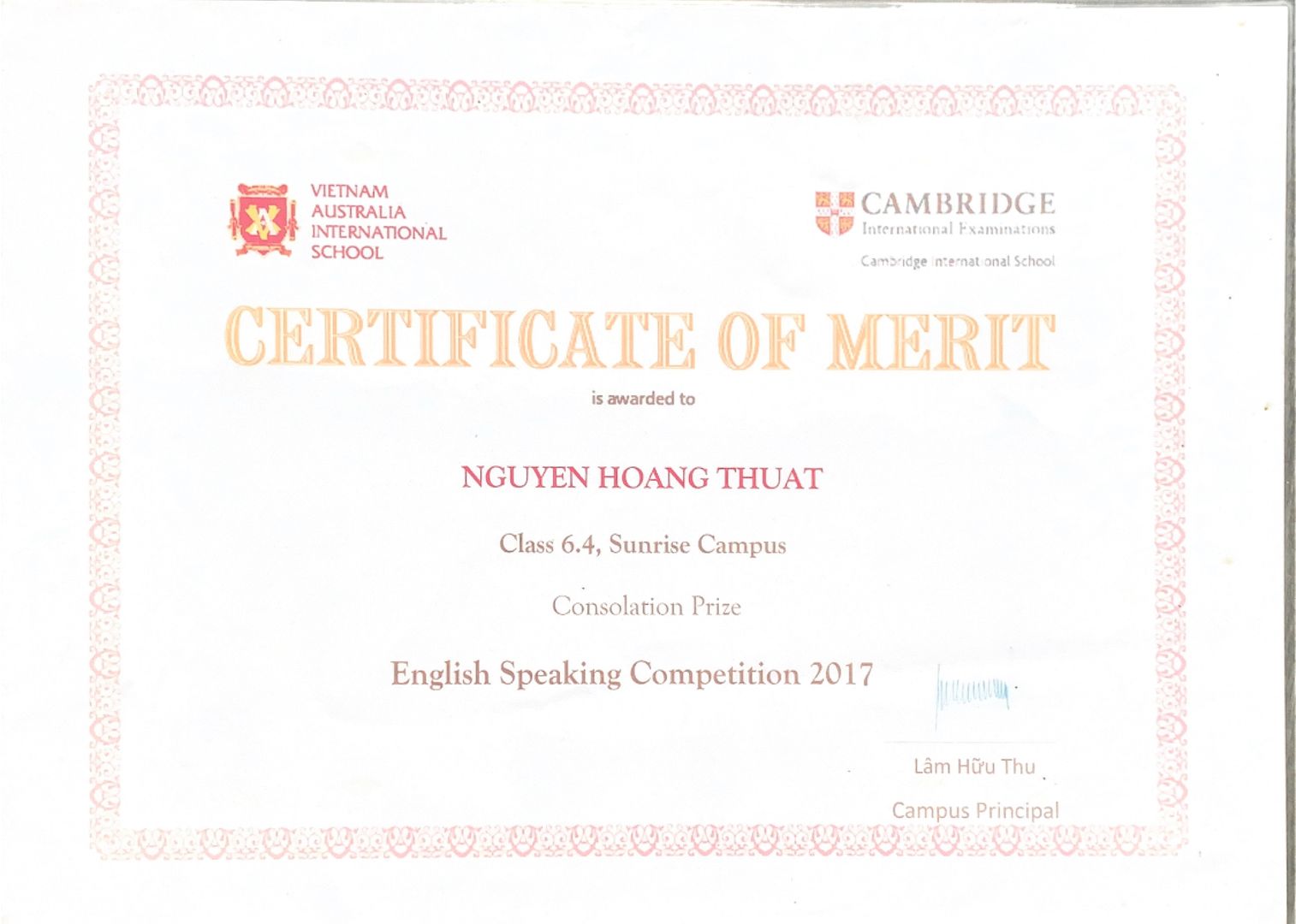 Thuật Nguyễn's post on Goodwall - Here's my certificate from the ...