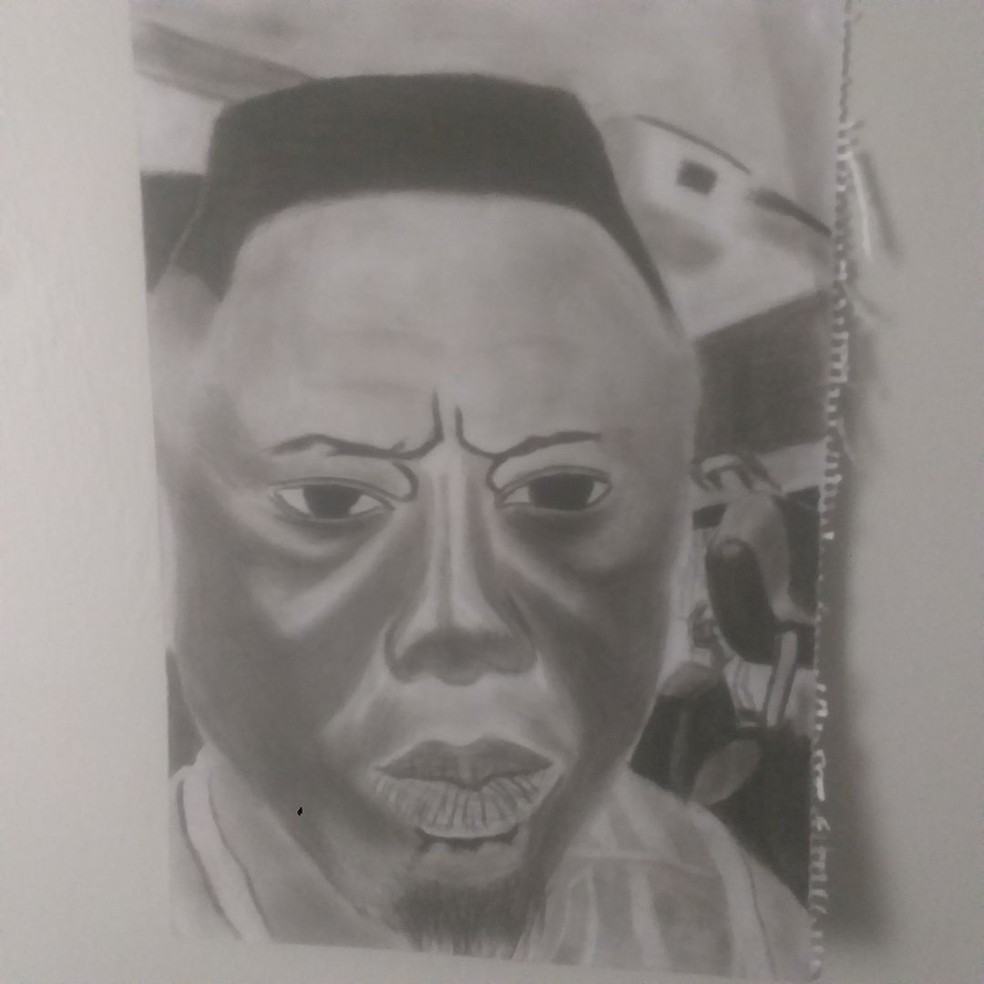 Sfiso Kwesaba's post on Goodwall - My drawing of a portrait I'm using ...