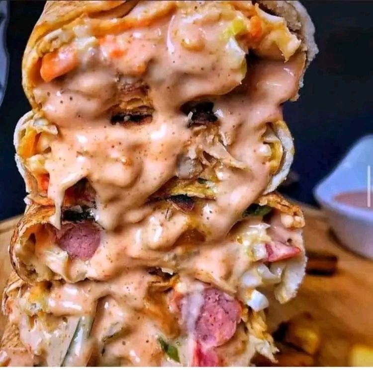 Daniel Sunday's post on Goodwall - This shawarma is dripping... healthy ...