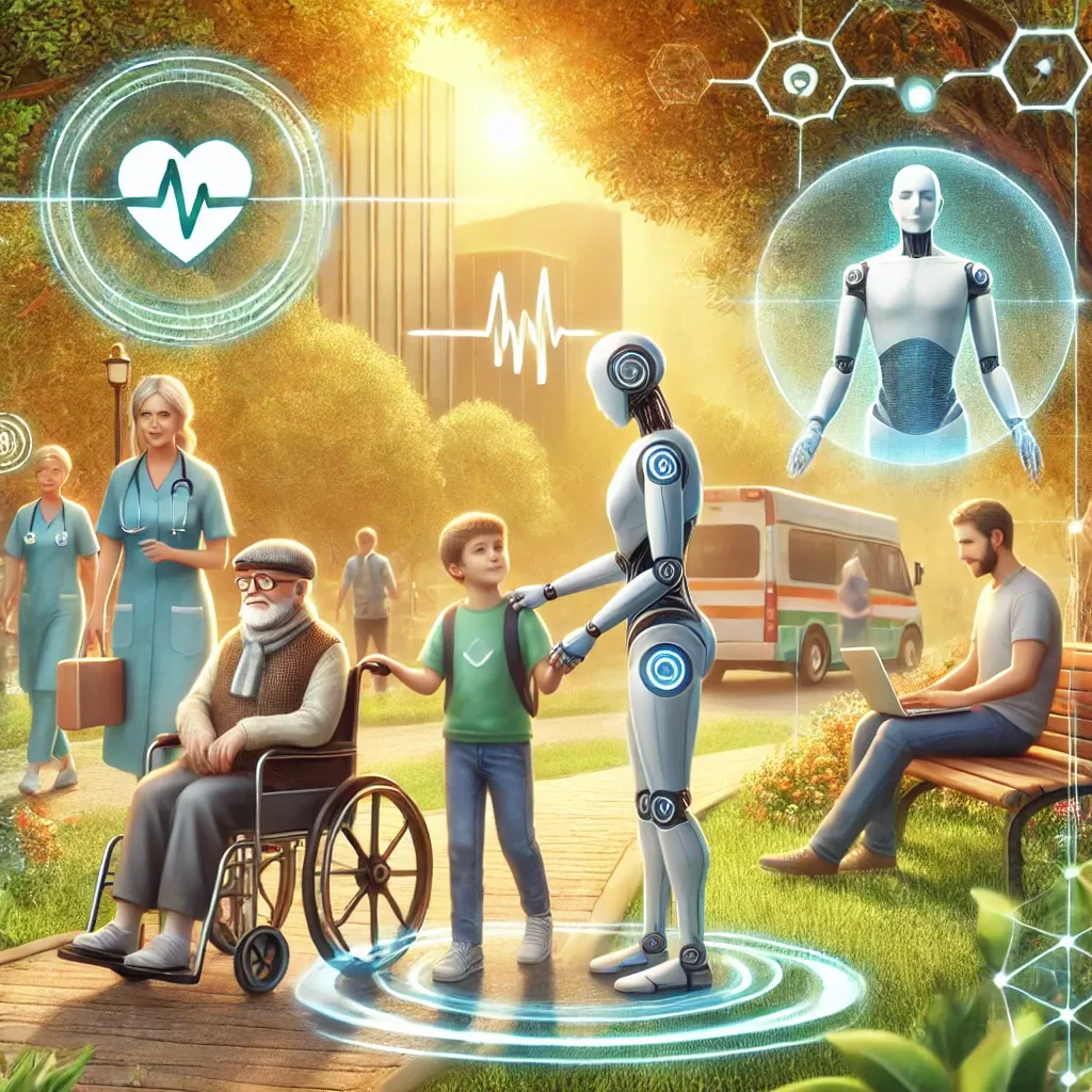 Nadia Khanam's post on Goodwall - "Dream with AI: A Future Where Technology Cares" In a world ...