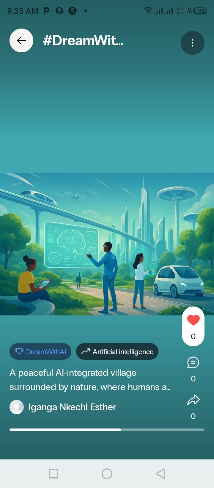 Iganga Esther's post on Goodwall - A peaceful AI-integrated village ...