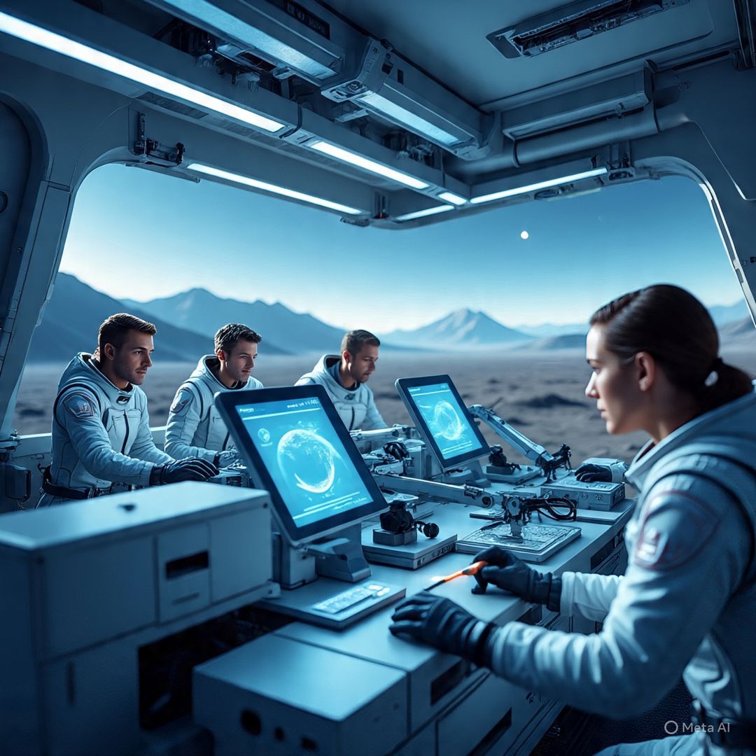 Unyime Silas's post on Goodwall - This image depicts futuristic space ...