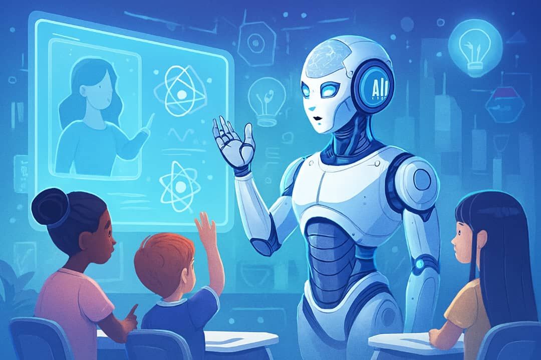 Ekpen Ajahi's post on Goodwall - This image shows a future where AI ...