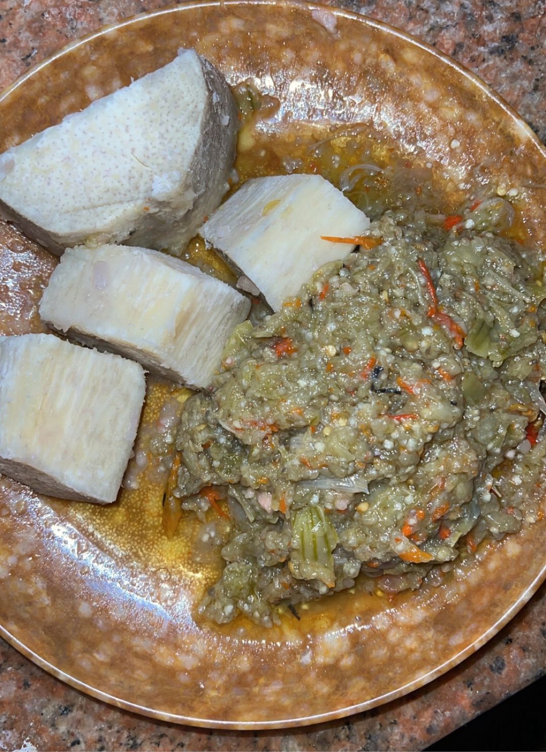 Iyobor Julius's post on Goodwall - This is yam and garden egg. Garden ...