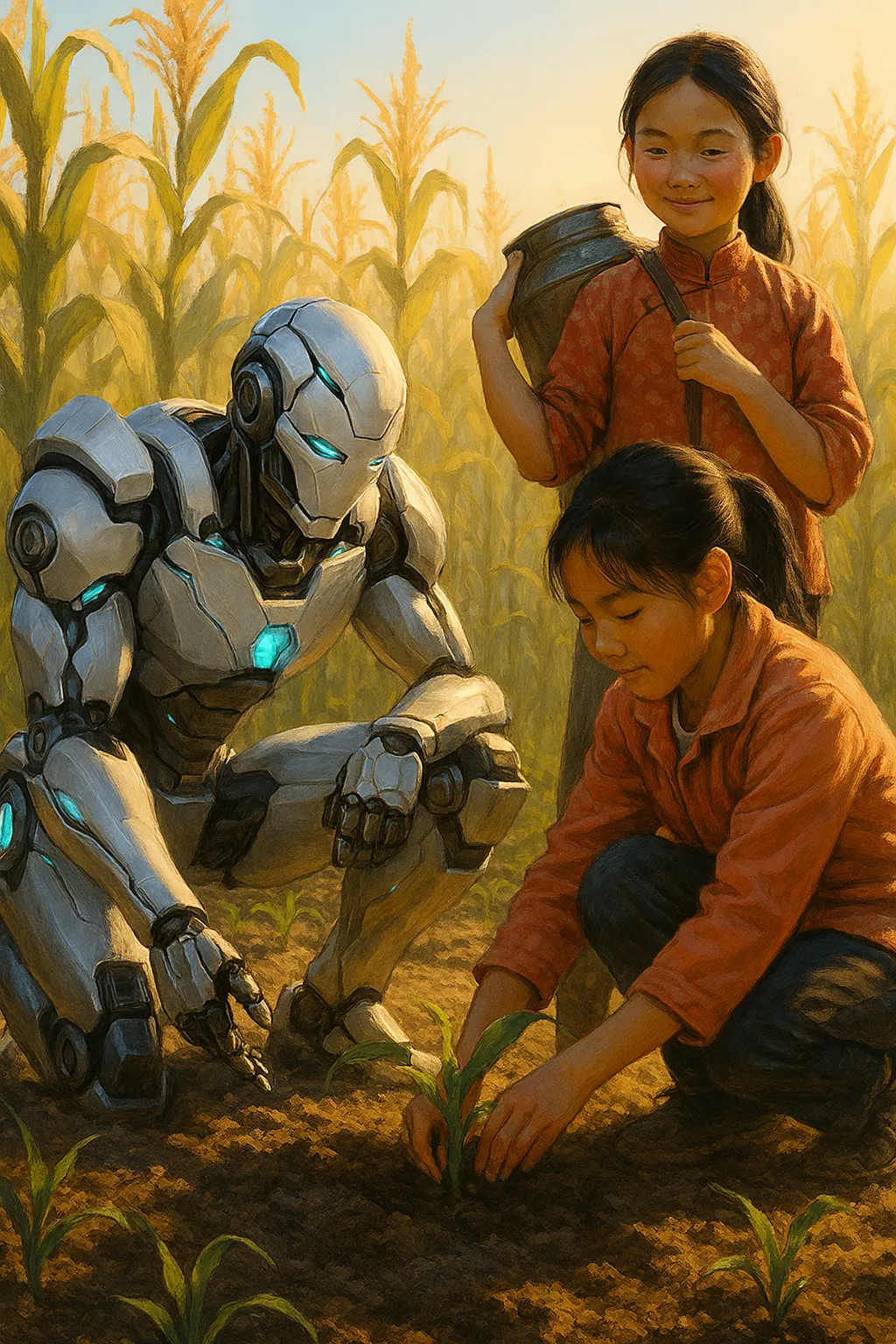 Michael Joy's post on Goodwall - A futuristic humanoid robot with sleek ...