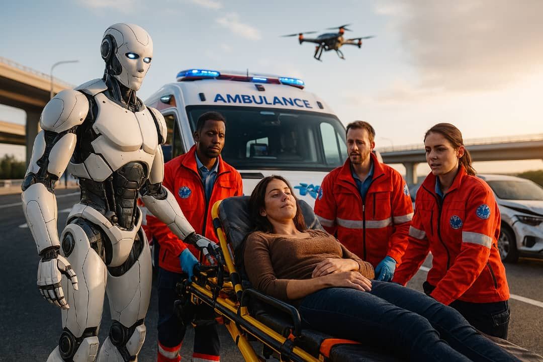 Abdullahi Kemi's post on Goodwall - #DreamWithAI A futuristic highway rescue operation with ...