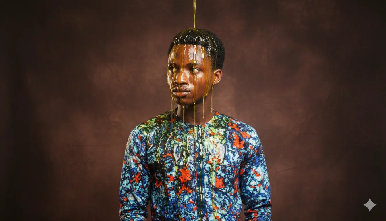 TIMOTHY Peace's post on Goodwall - The oil poured gently over Peace’s ...