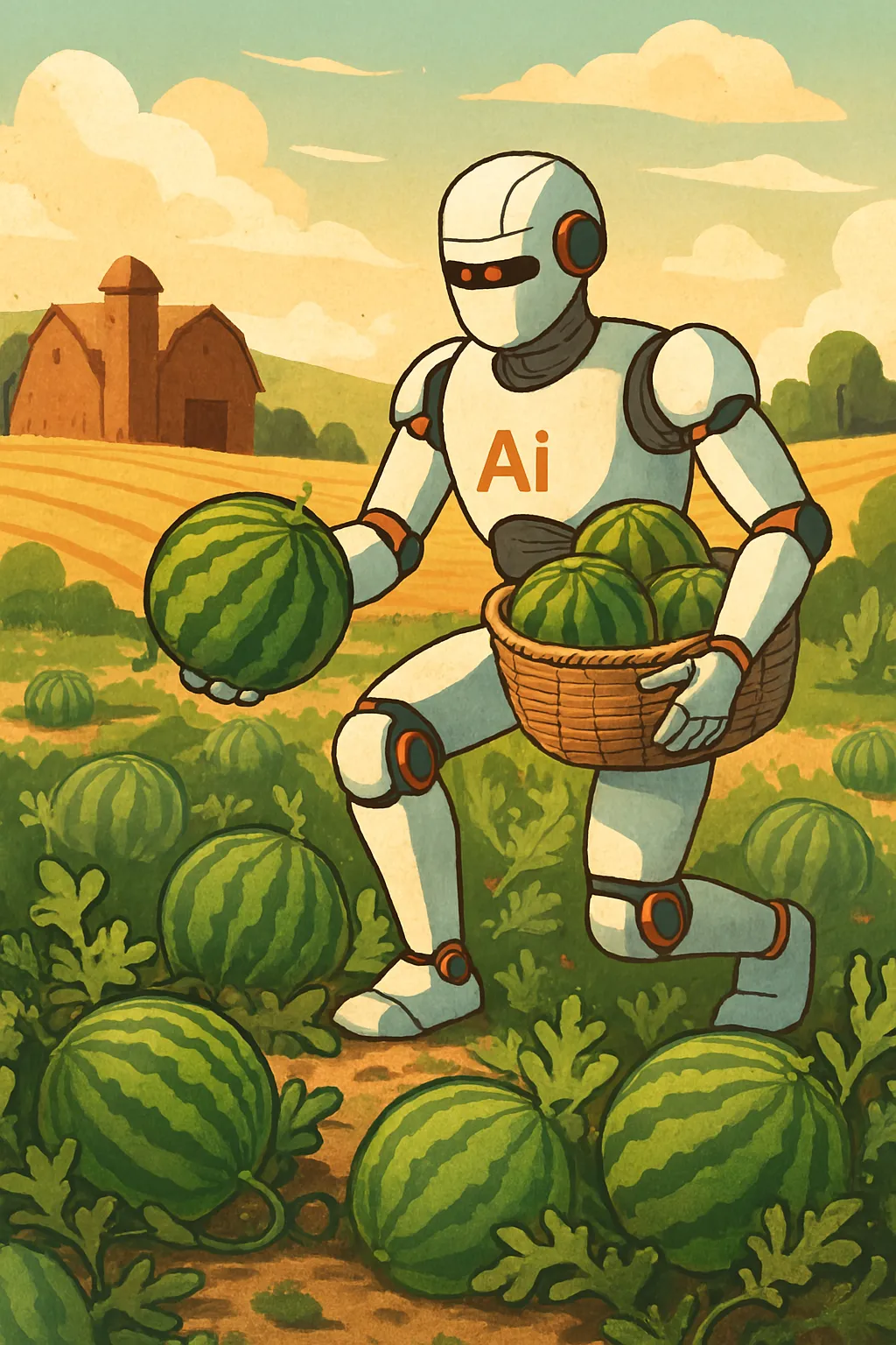 Clinic Blessing's post on Goodwall - A humanoid robot harvests ripe ...