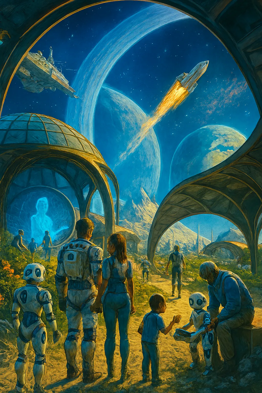 Mary Great's post on Goodwall - A sprawling interstellar colony on Mars ...