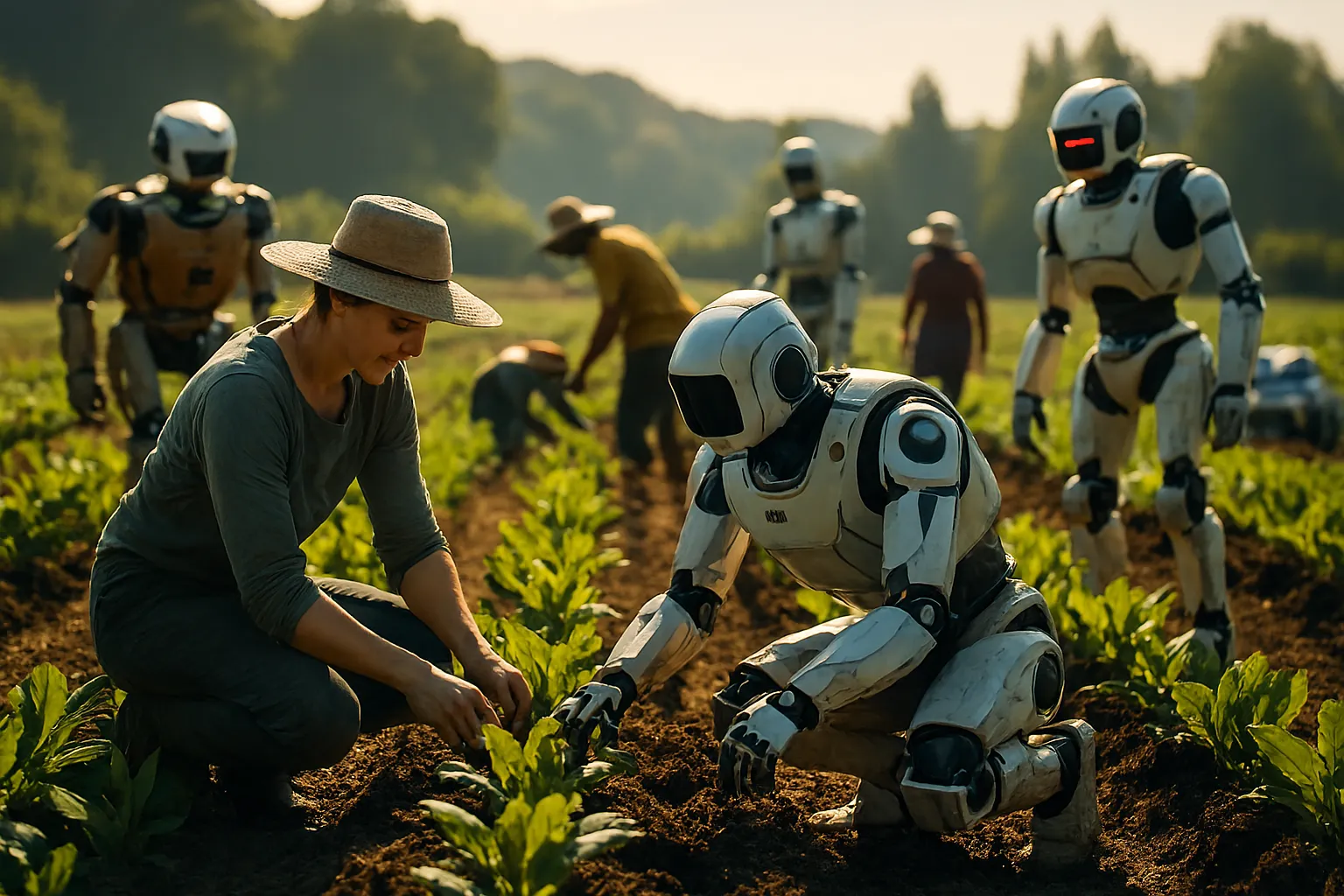 Alao Goodness Dona's post on Goodwall - A futuristic farm at sunset ...
