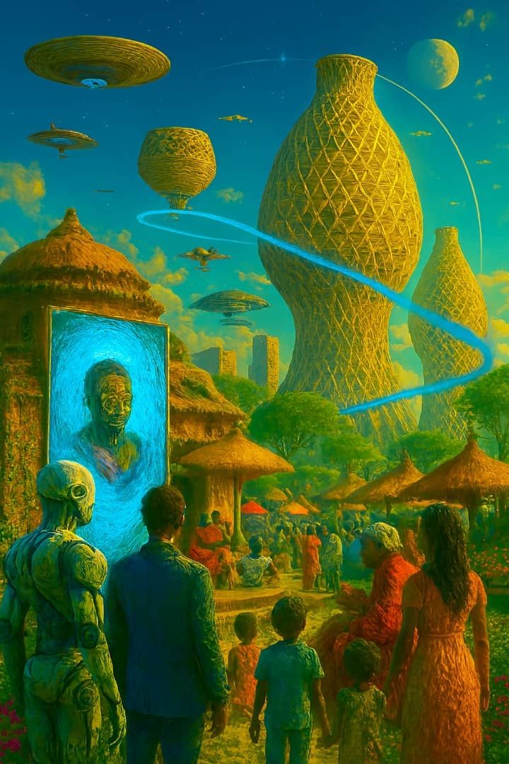 David Paul's post on Goodwall - A moonlit celebration in the year 2125 ...