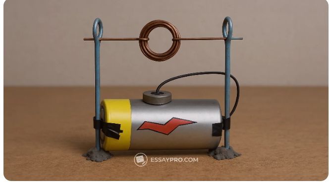 Adoyi Martha's post on Goodwall - Simple electric motor. Wrap a copper ...