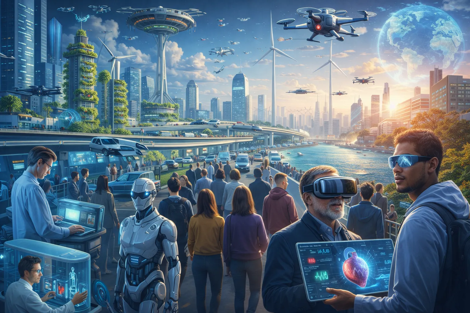 Alexander Omume's post on Goodwall - The image depicts a futuristic ...