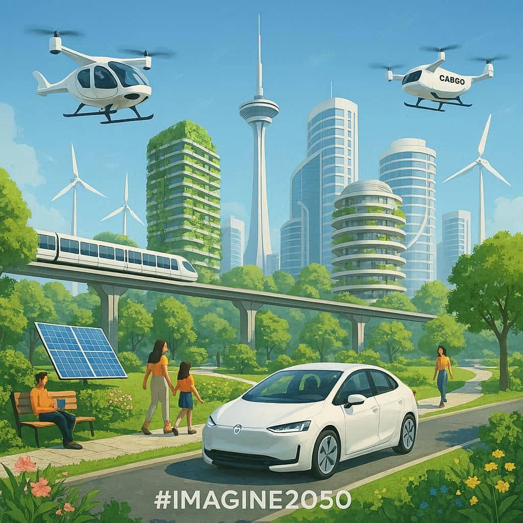Victoria Ifeoma's post on Goodwall - This image shows the future I dream of for 2050—a world ...