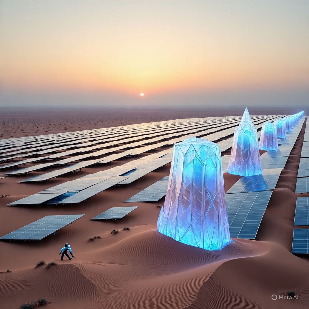 Ibadan Oshogbo's post on Goodwall - A desert-spanning solar field where ...