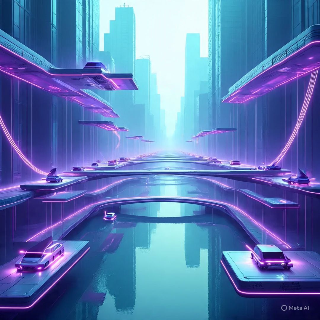 Beryllium Three's post on Goodwall - A futuristic canyon city where AI ...