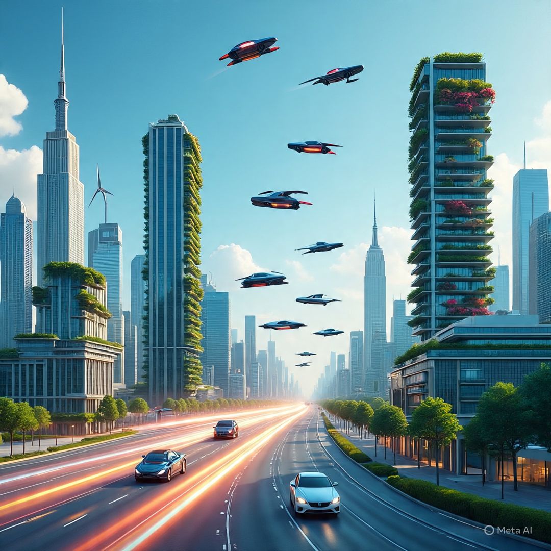 Daniel Joseph's post on Goodwall - In 2050, cities are futuristic hubs ...